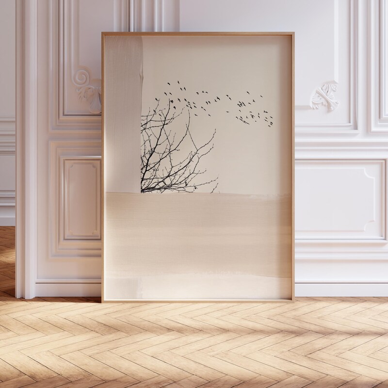 Wabi Sabi Bird Wall Art - Etsy