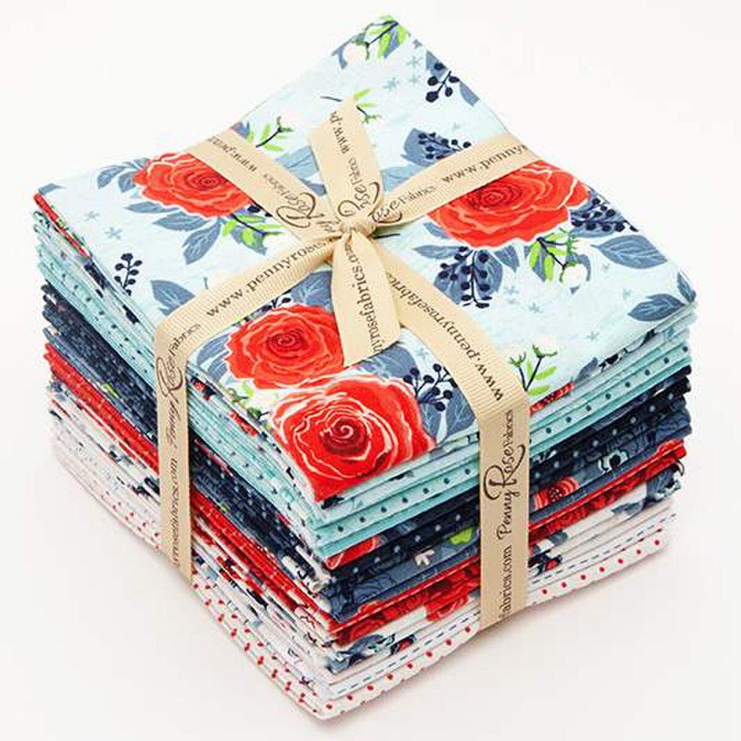HEDGE ROSE - 18 PC Fat Quarter Bundle by Kelly Panacci for Penny Rose ...