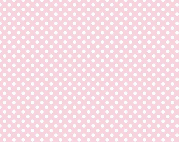 BABY PINK Small Dots by Riley Blake - Pink Polka Dots - Baby Girl Pink ...