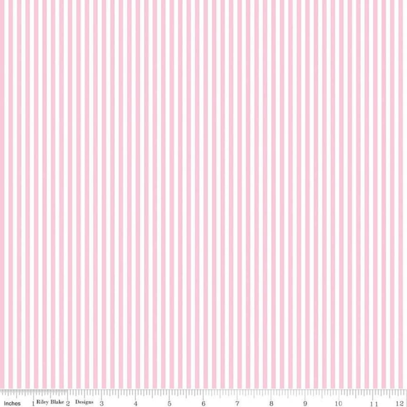Pink Striped Fabric Mini - Etsy
