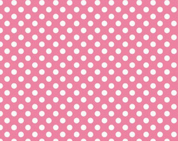 HOT PINK Small White Dots by Riley Blake - Hot Pink Dots - Hot Pink ...