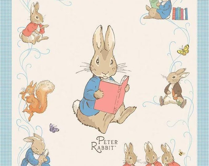 Peter Rabbit Quilt Panel – Riley Blake Beatrix Potter Fabric – the Tale ...