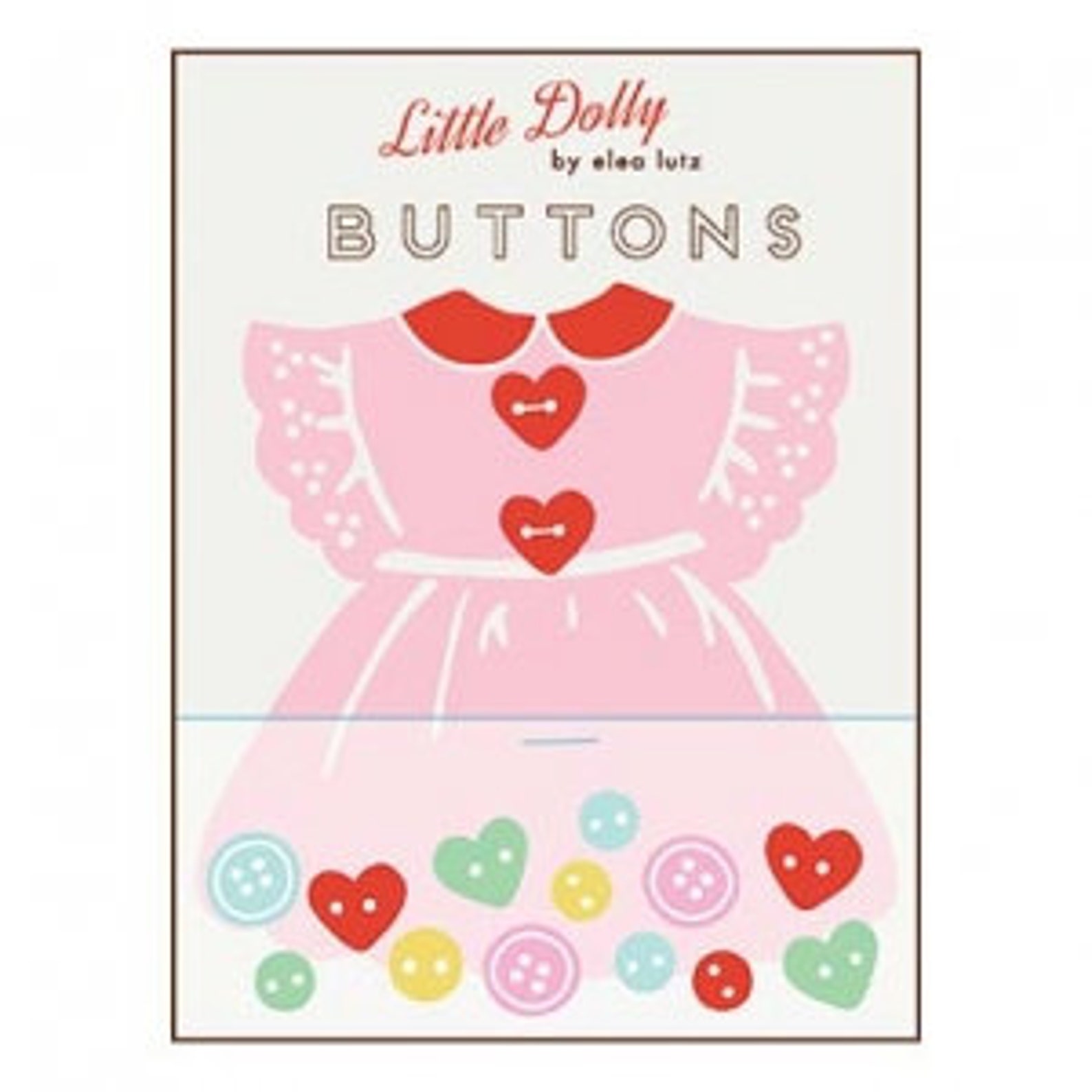 Riley Blake Little Dolly Dress Buttons by Elea Lutz for Penny Rose ...