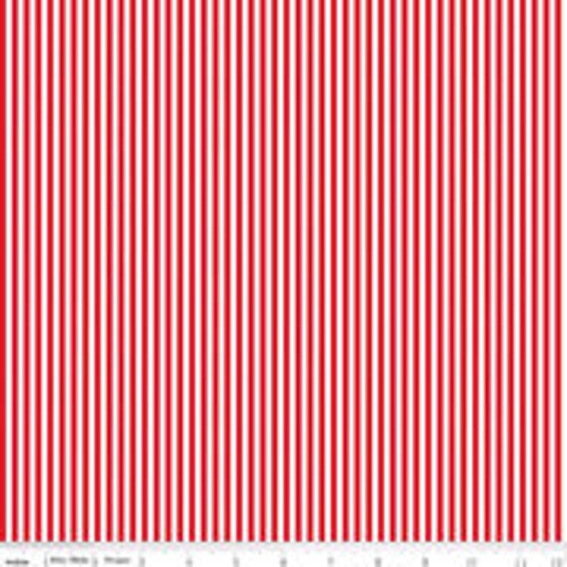 Red Striped Fabric - Etsy