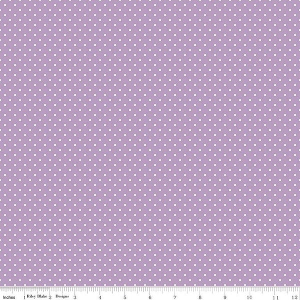 Lavender Swiss Dots Fabric - Etsy