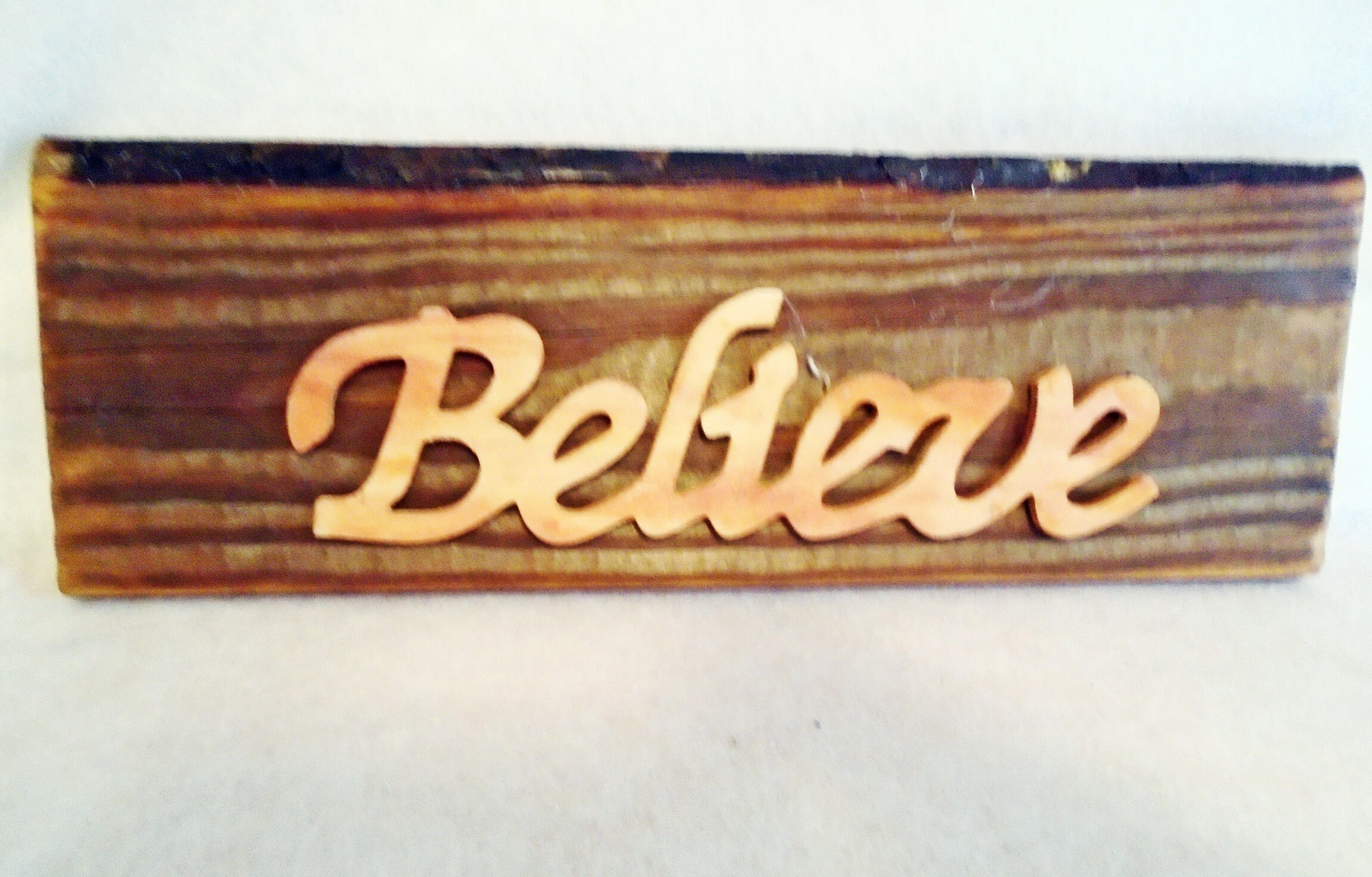 Rustic Wooden Believe Sign, Believe Wood Sign - Etsy