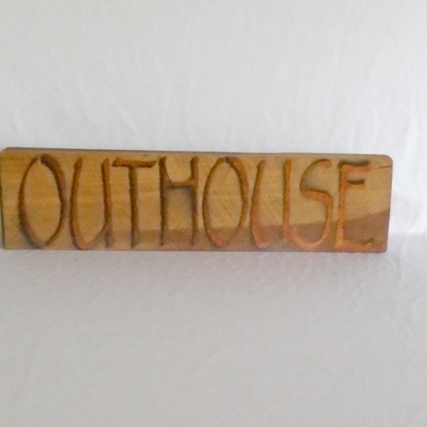 Outhouse Sign - Etsy