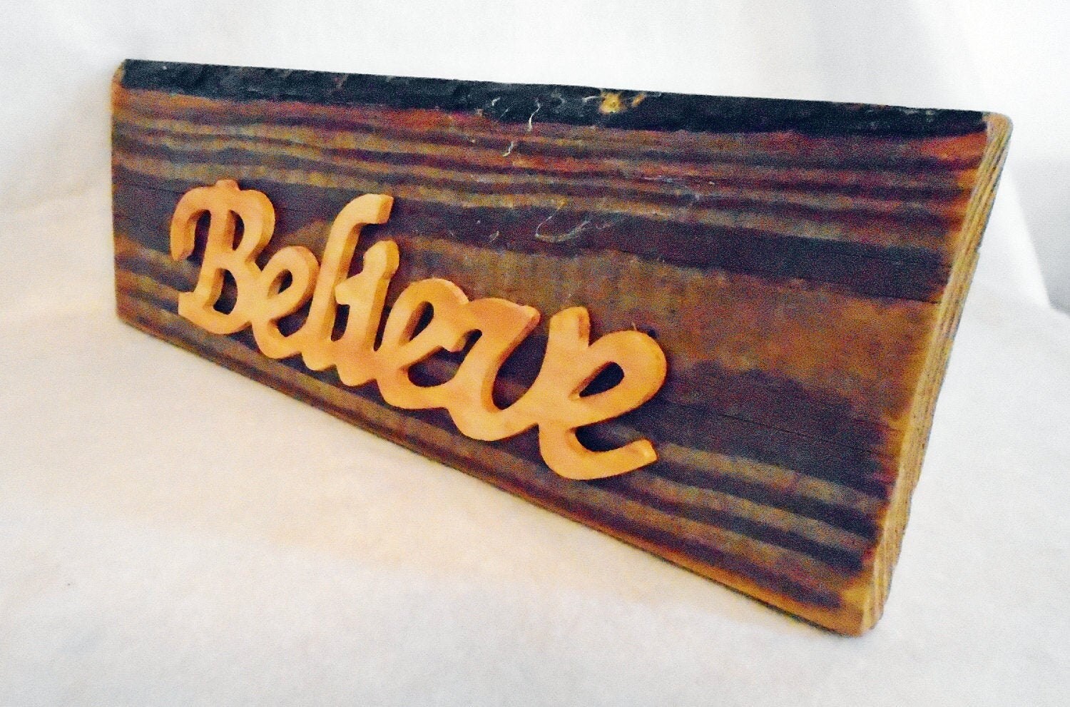 Rustic Wooden Believe Sign, Believe Wood Sign - Etsy