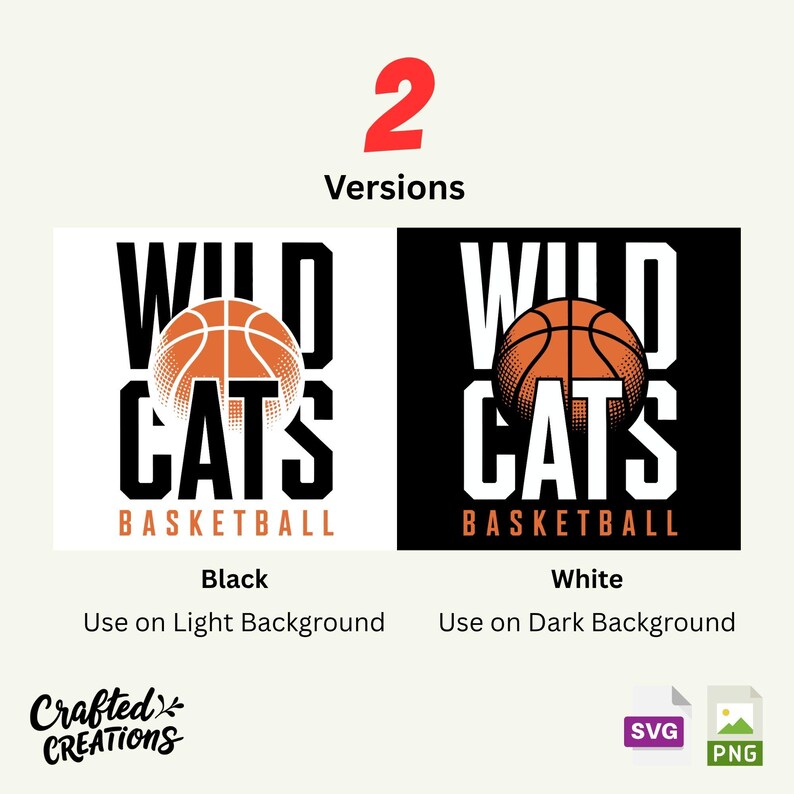 Wildcats Basketball Team SVG PNG | Mascot Clipart, Cricut Silhouette ...