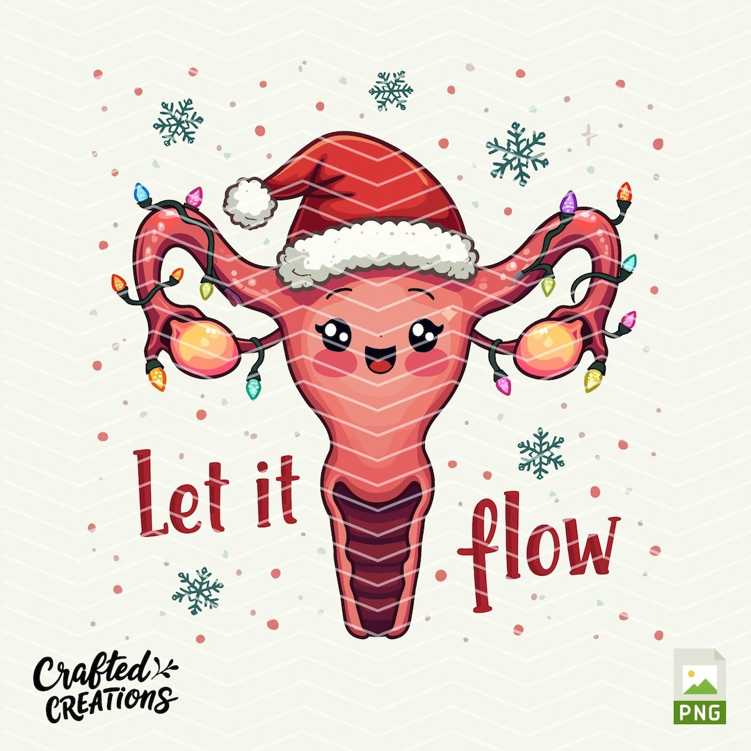 Christmas Hysterectomy PNG, Feminism Christmas, Christmas Midwife ...