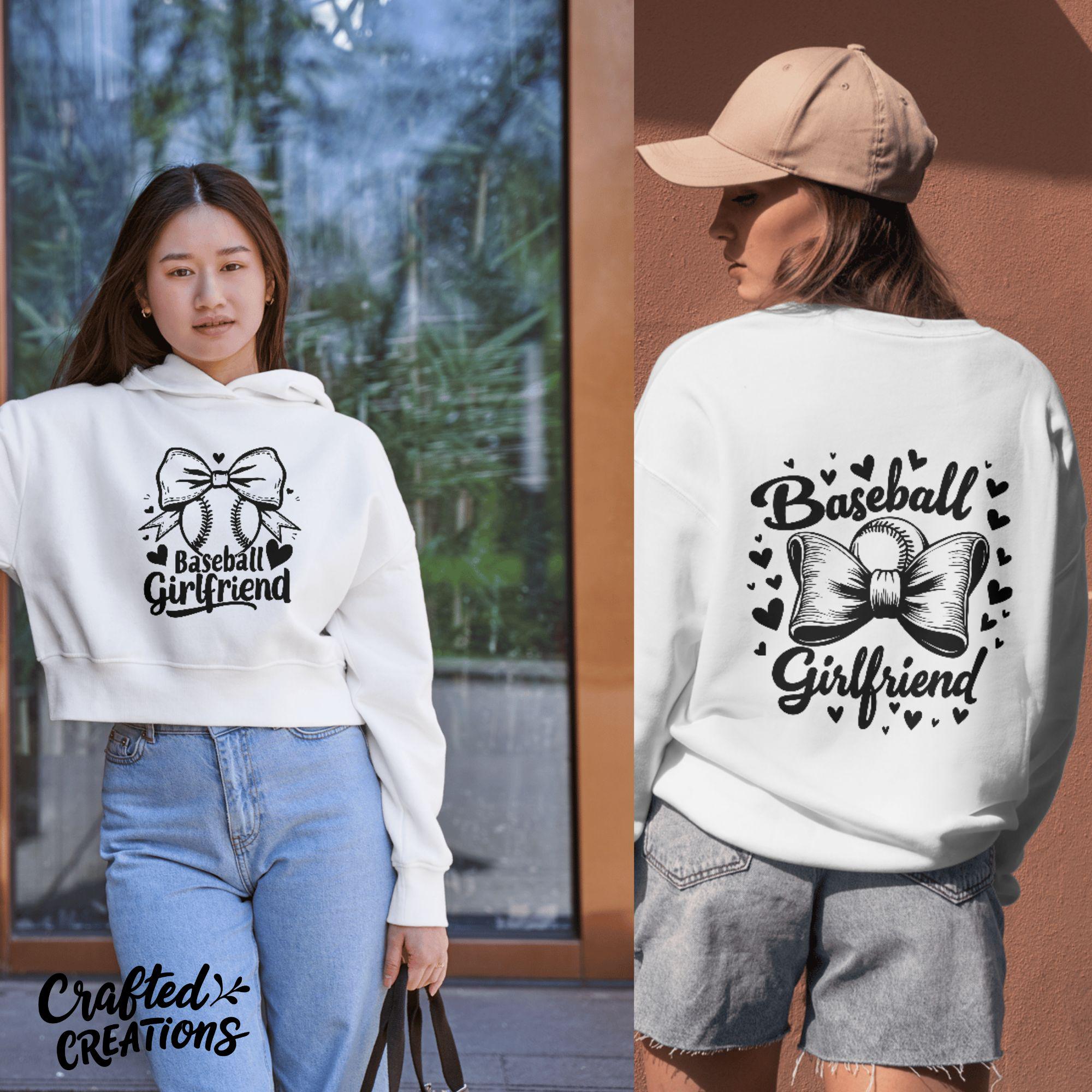 Baseball Girlfriend SVG PNG Bundles, Baseball With Leopard Bow Svg ...