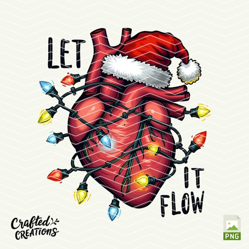 Christmas Cardiac PNG, Heart Anatomy Png, Cardiology Heart Warrior ...