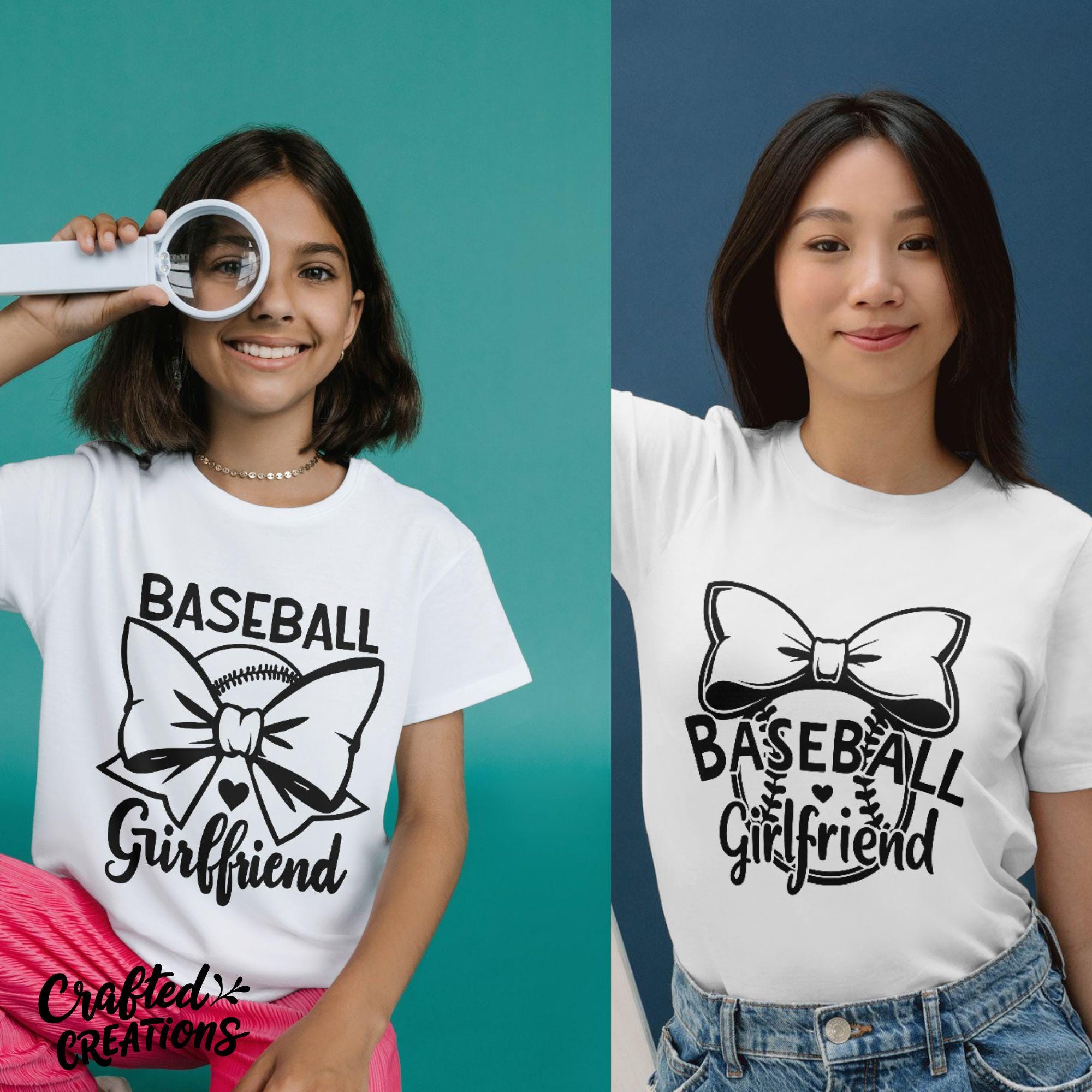 Baseball Girlfriend SVG PNG Bundles, Baseball With Leopard Bow Svg ...