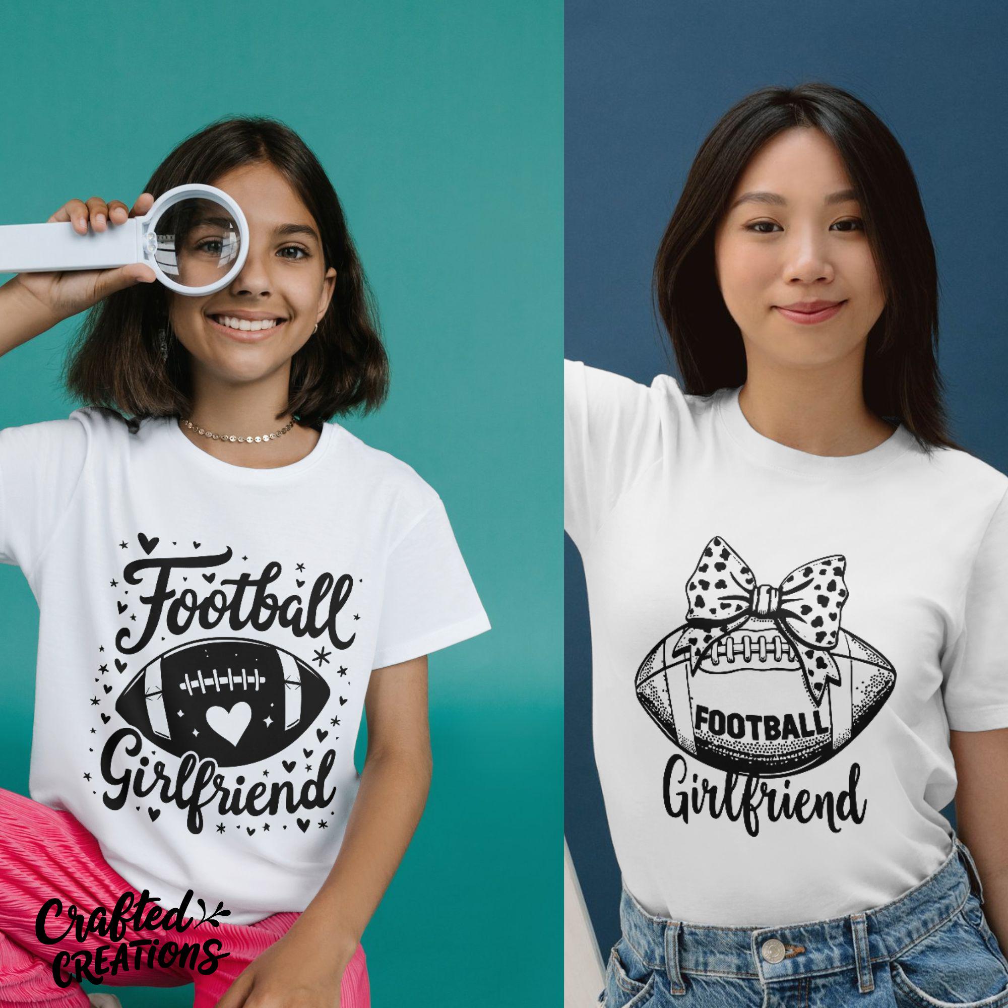 Football Girlfriend SVG PNG Bundles, Football Svg, Football Game Day ...