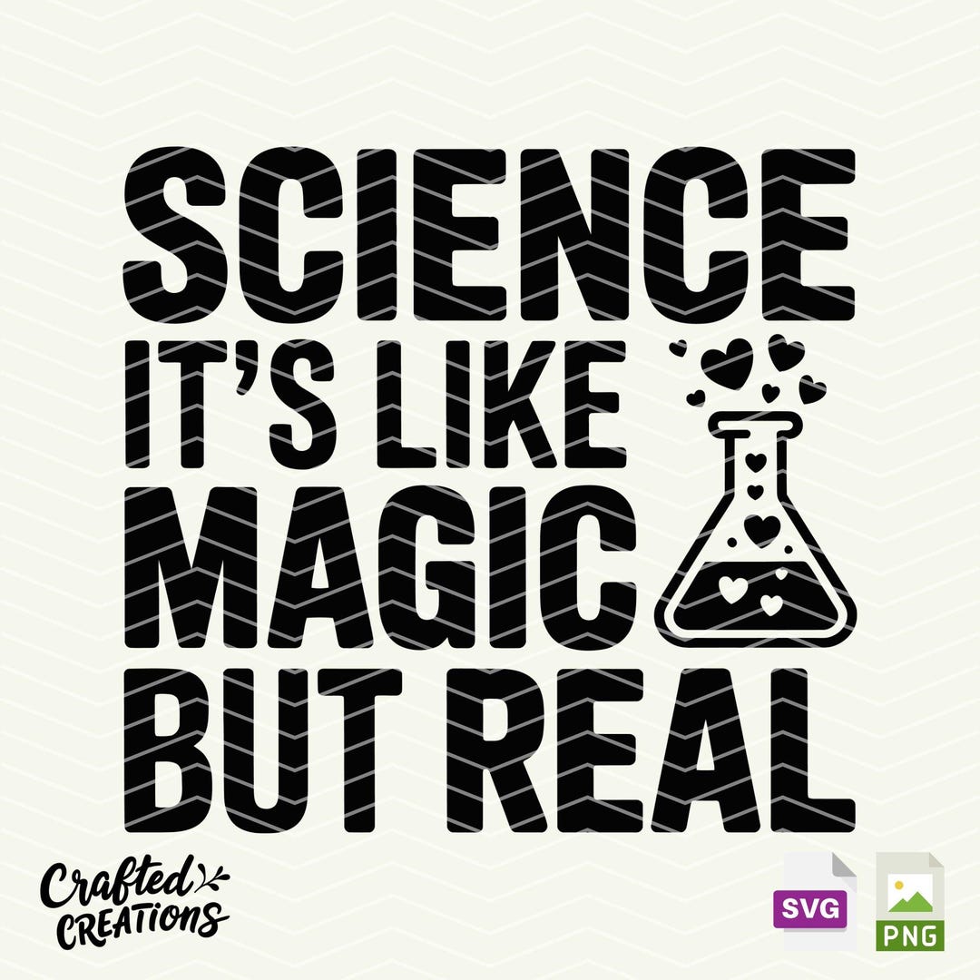 Science Like Magic SVG PNG: Teacher Gift, Kids Shirt (digital Download ...