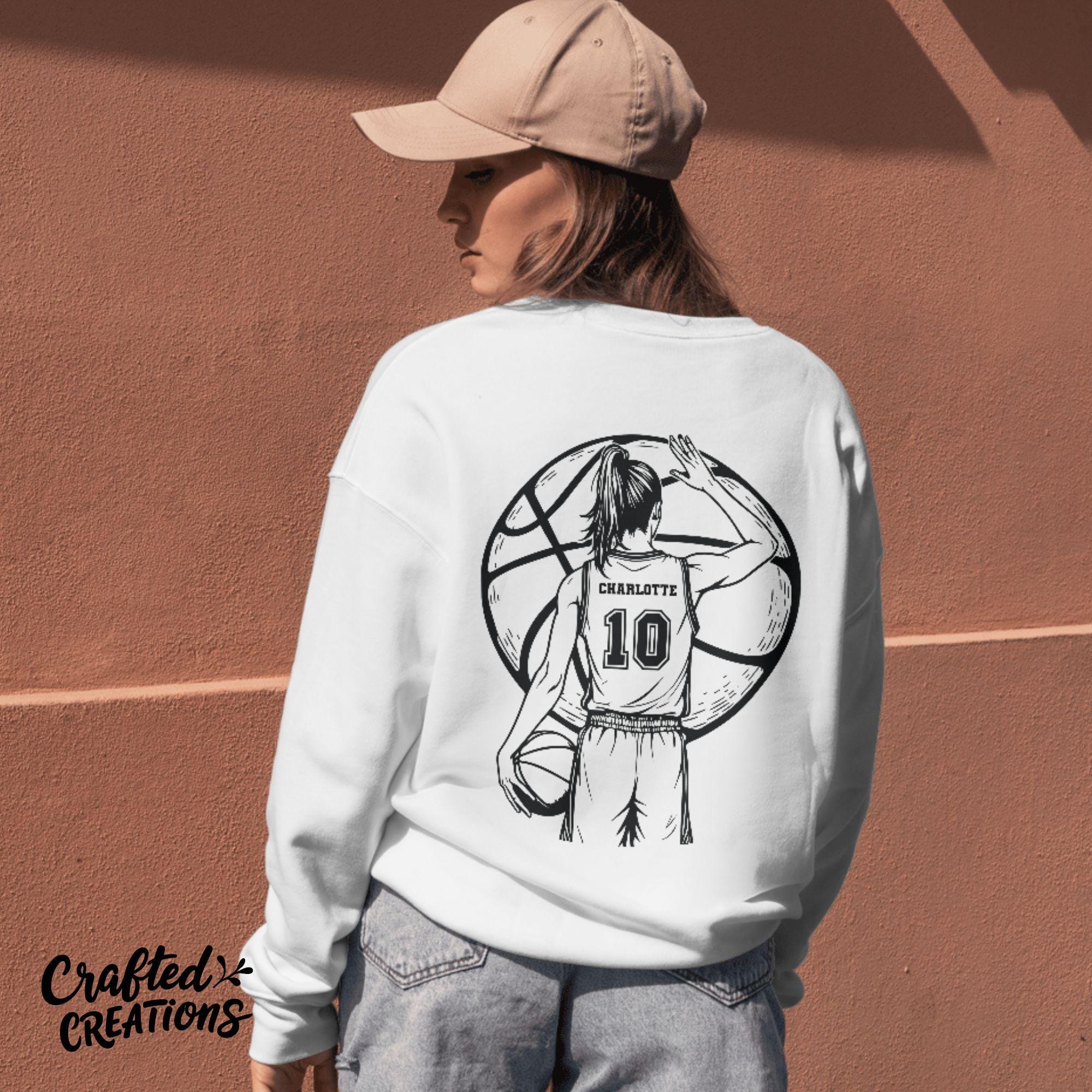 Personalized Basketball Girl Player Svg, Female Basketball Player Svg ...