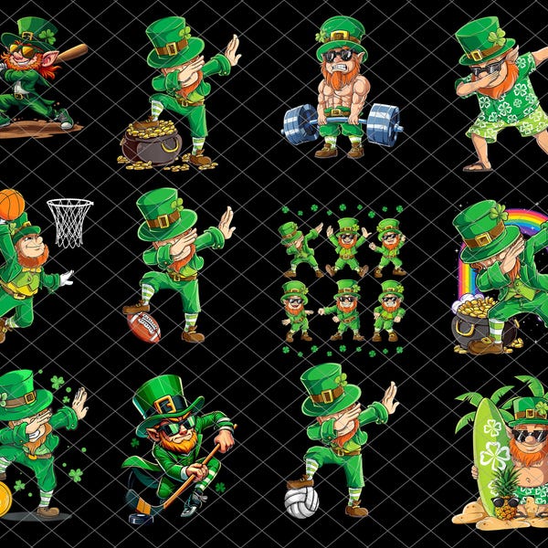 Leprechaun Clip Art - Etsy