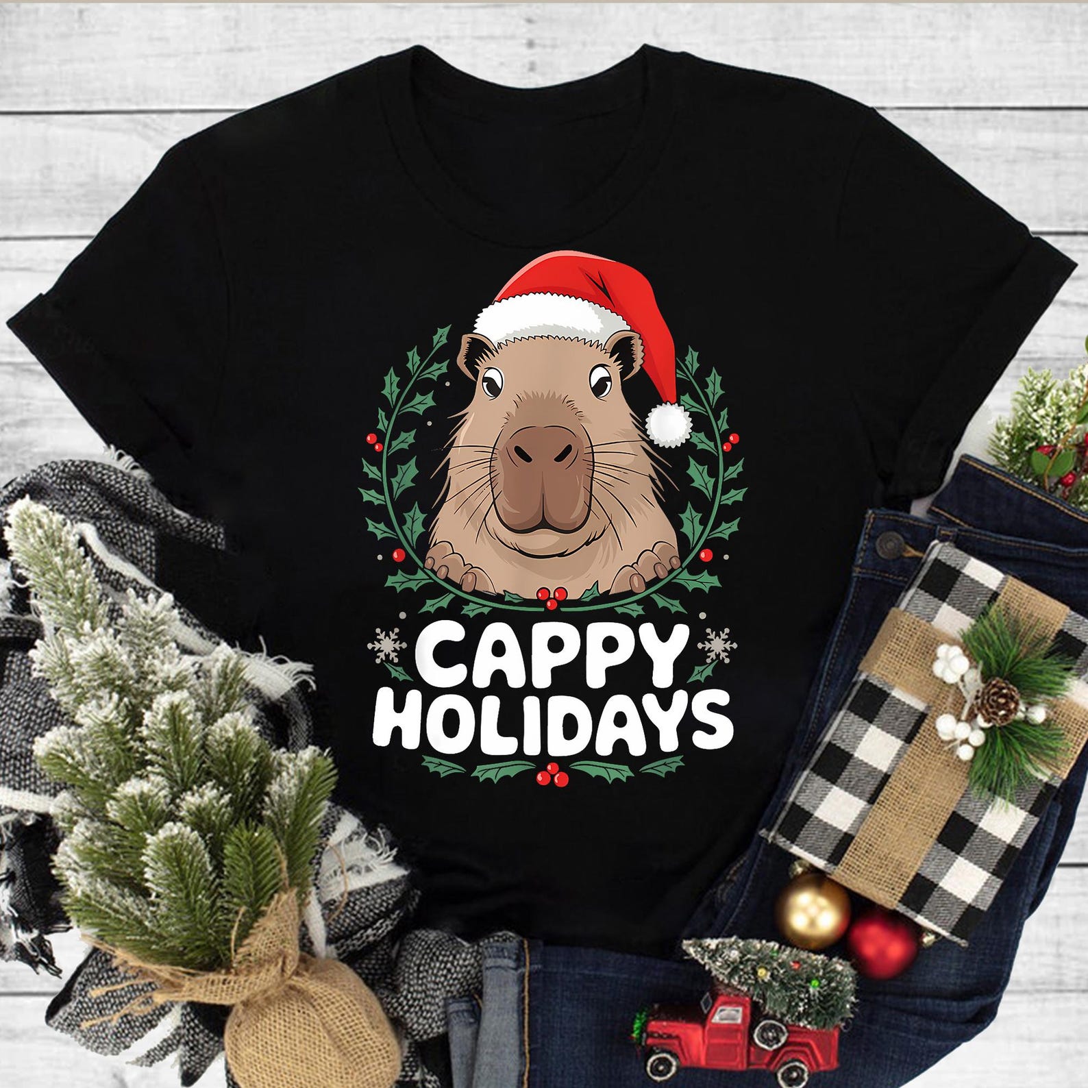 Funny Capybara Christmas PNG Bundle, Christmas Png, Capybara Lovers Png ...