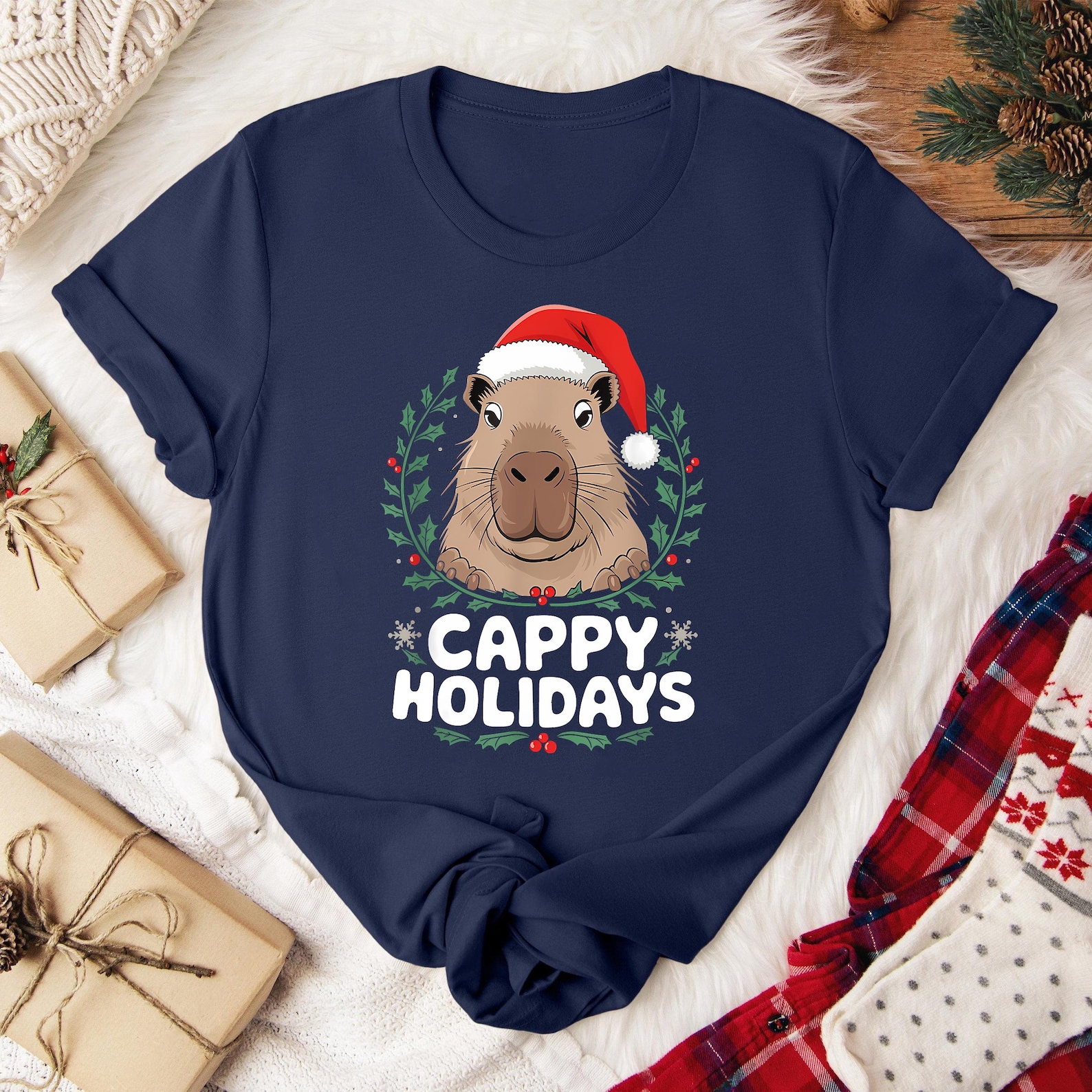 Funny Capybara Christmas PNG Bundle, Christmas Png, Capybara Lovers Png ...