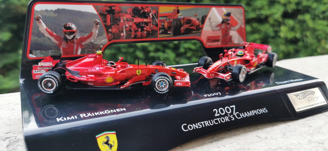 Ferrari F2007 Winner F1 Constructor Championship Set of Two Cars Kimi ...