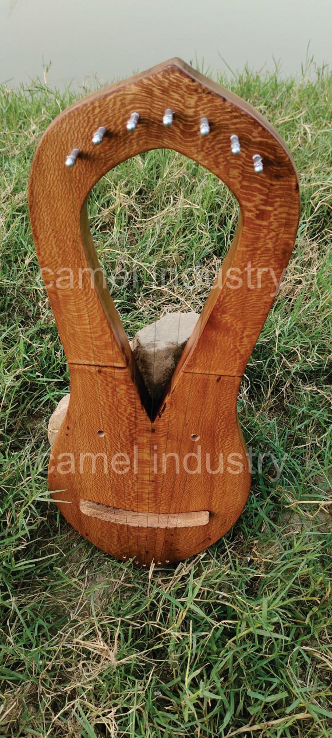 7-string Lyre Harp | Compact and Portable Beginner's Harp | Easy to ...