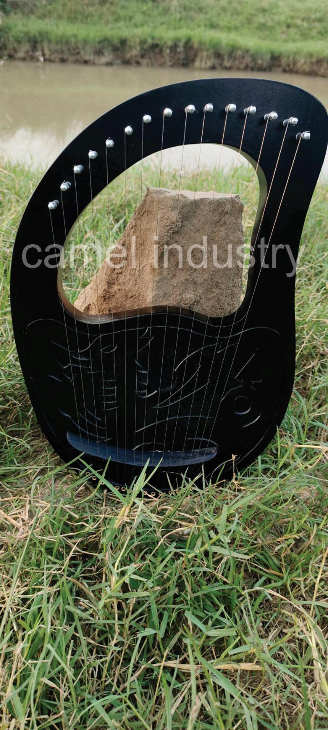 16-string Beginner Harp Portable Professional Musical Instrument Beginners Can Play Notation ...