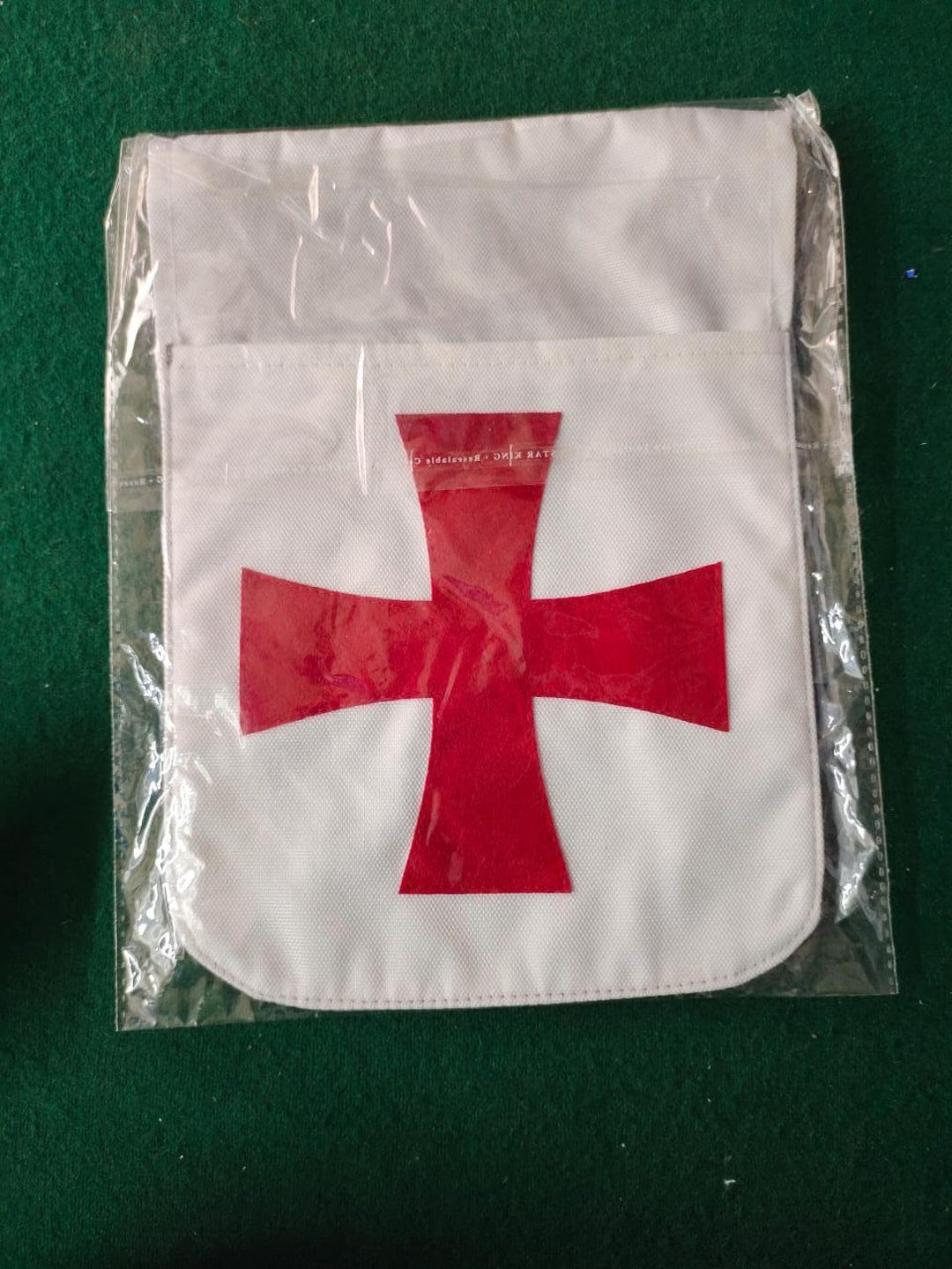 Child's Gray Fleece Knight Costume, Red Knights of Templar Cross ...