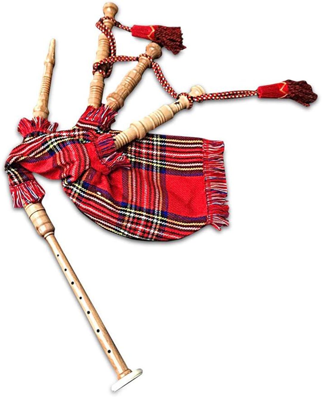 Mcwilliams Mini Miniature Bagpipe, Bagpipe for Beginners Playable Toy ...