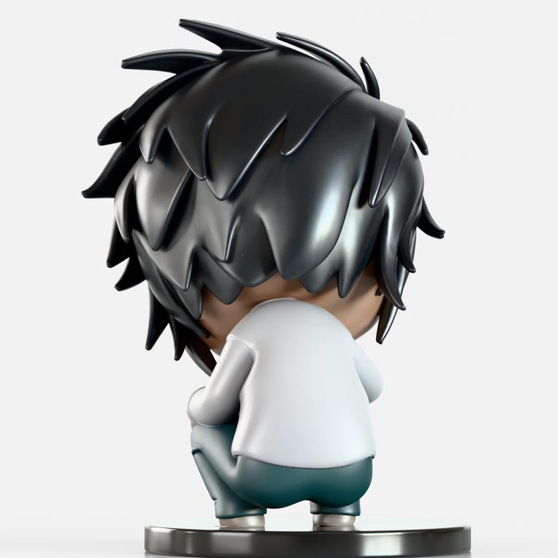 L Chibi Death Note Fan Art 3D Model STL File - Etsy