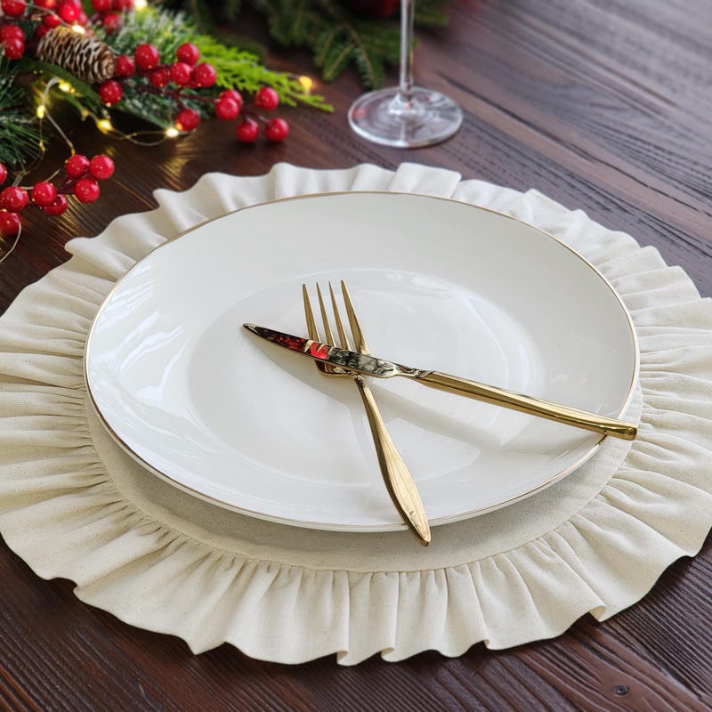 Ruffled Placemats - Etsy