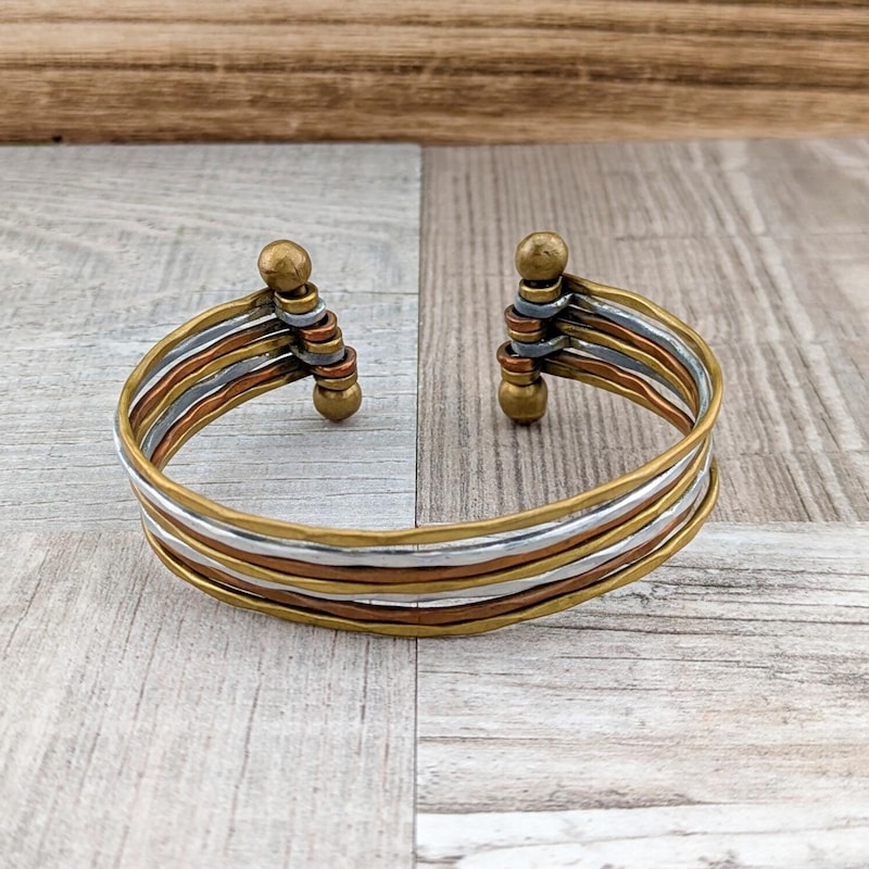 Metal Cuff Bracelet - Etsy
