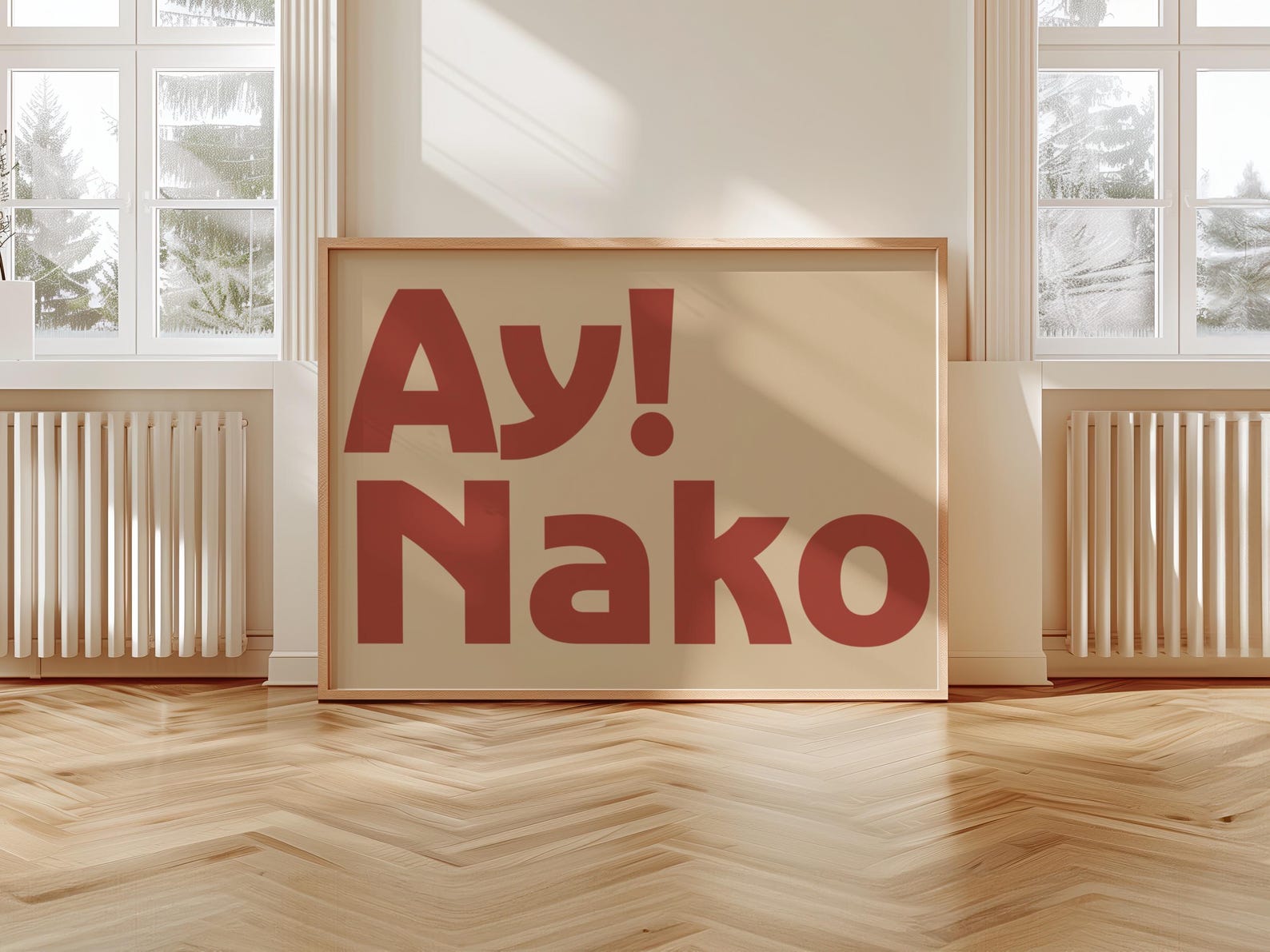 Ay Nako Wall Art Filipino Typography Print, Tagalog Quote Poster, Retro ...