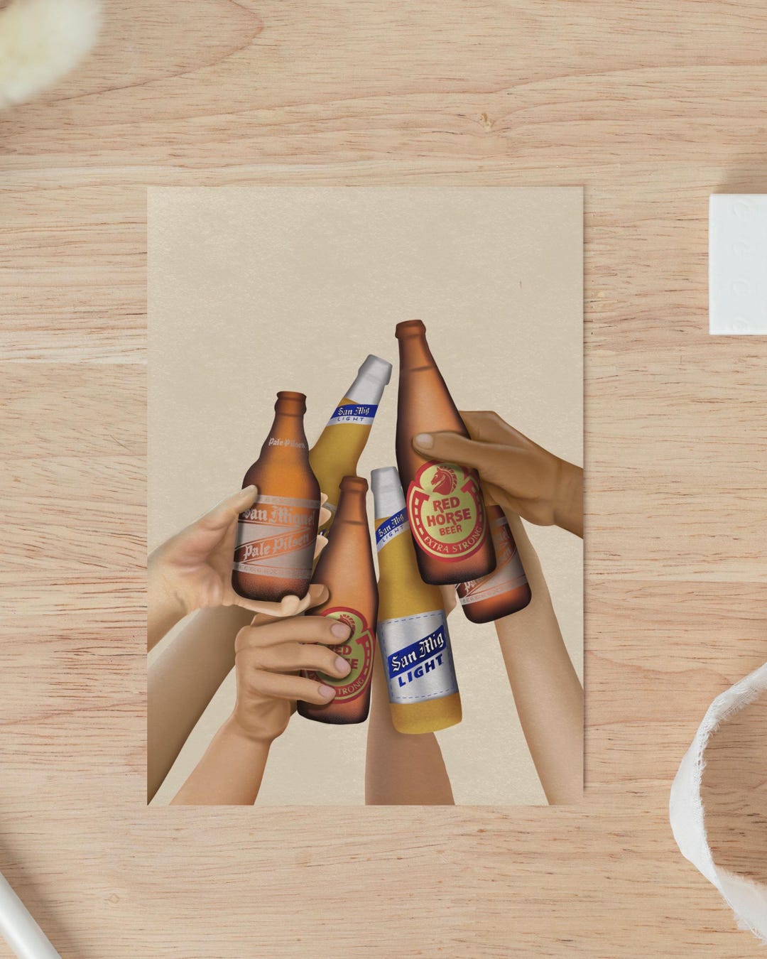 Inuman Wall Art, Filipino Celebration Beers, Satin Poster, Home Decor ...