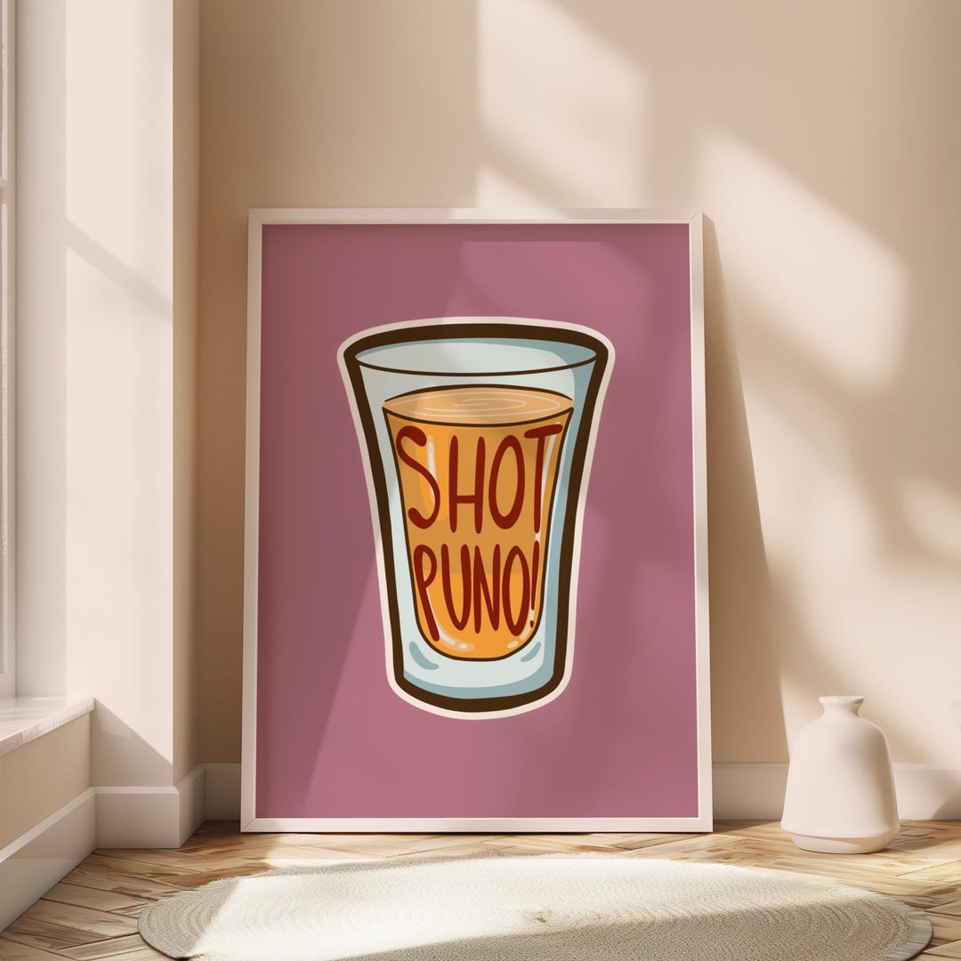 Funny Filipino Meme Art, Shot Puno Satin Poster - Etsy