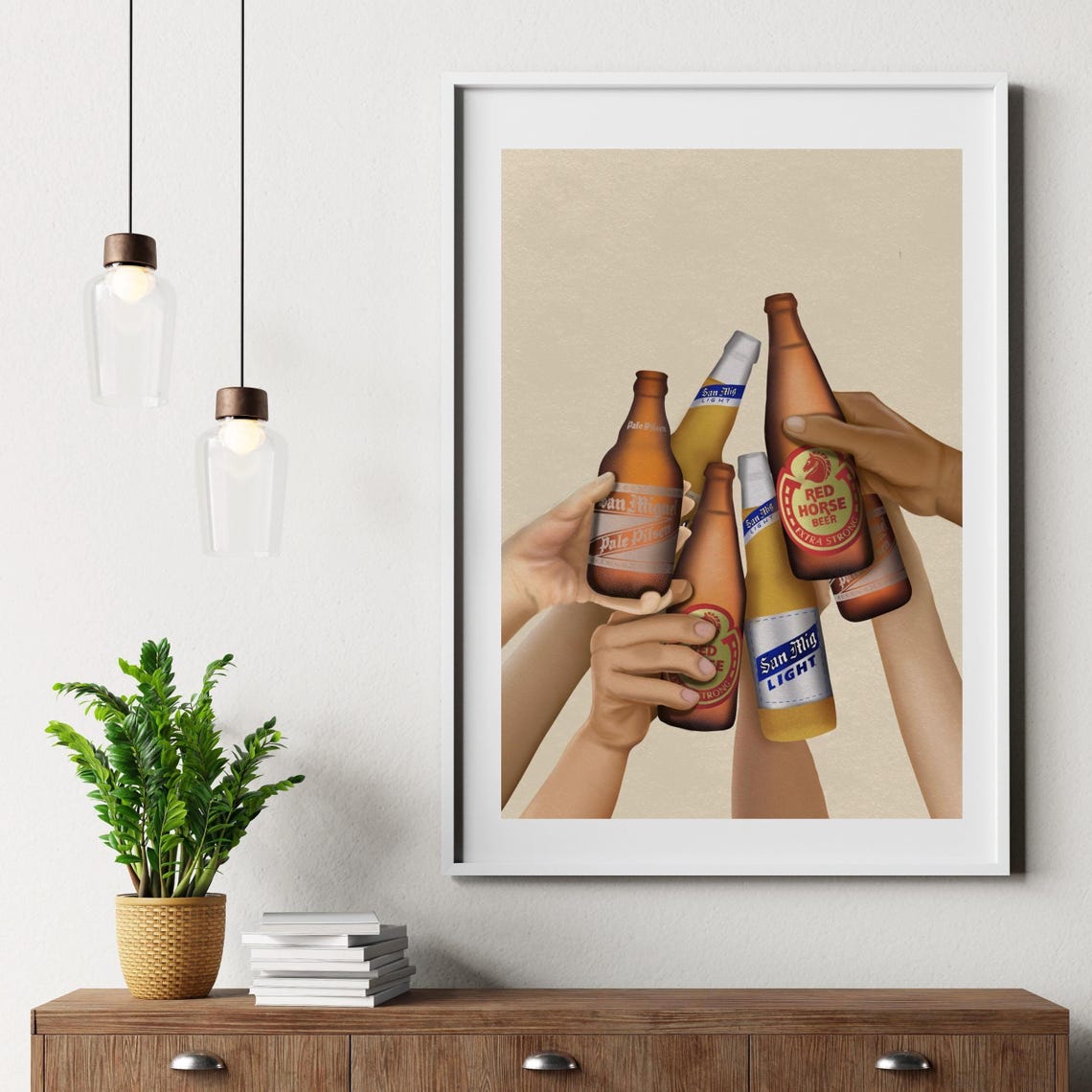Personalized Beer Wall Art | Filipino Art | Filipino Wall Art ...