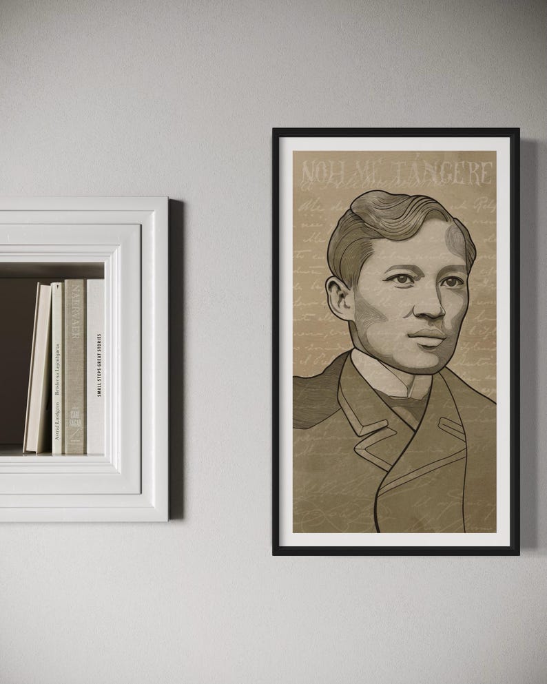 Jose Rizal Philippine National Hero, Filipino Digital Art Illustration ...