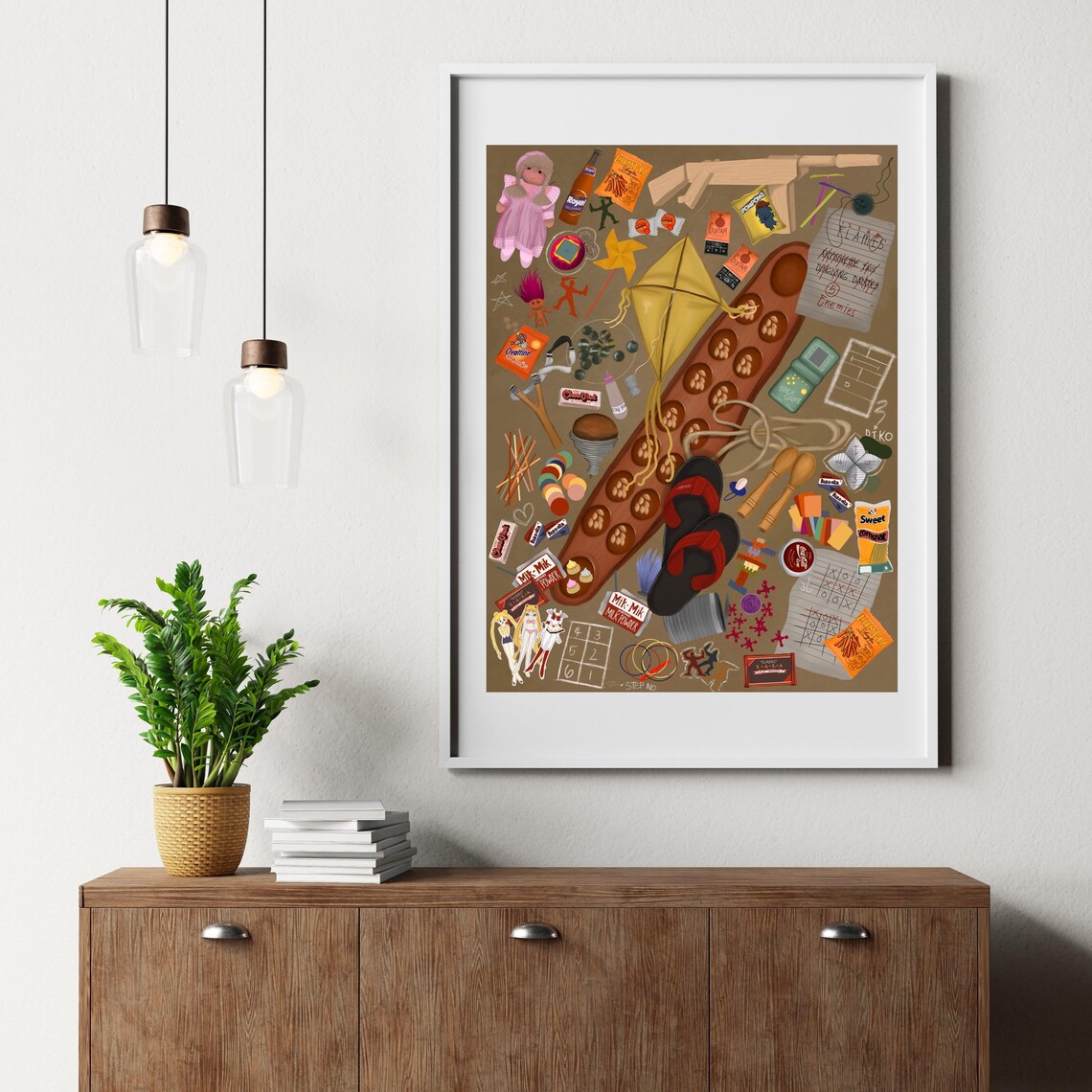 Filipino Nostalgic Food & Toys, Philippines Printable Poster, Home ...