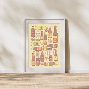 Filipino Pantry Condiments Printable Poster, Philippines Wall Art Decor ...