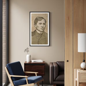 Jose Rizal Philippine National Hero, Filipino Digital Art Illustration ...