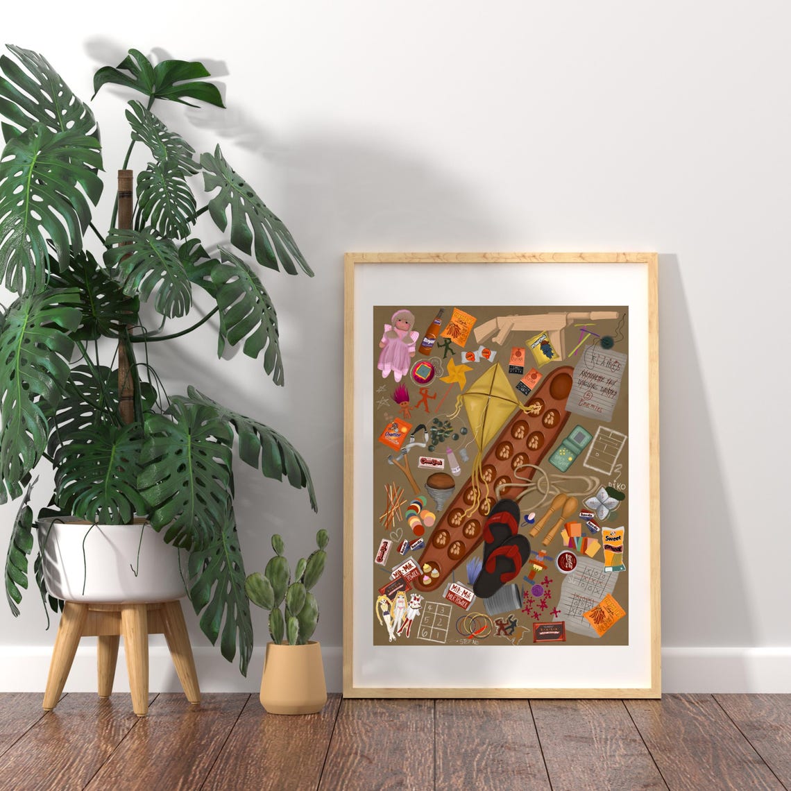 Filipino Nostalgic Food & Toys, Philippines Printable Poster, Home ...