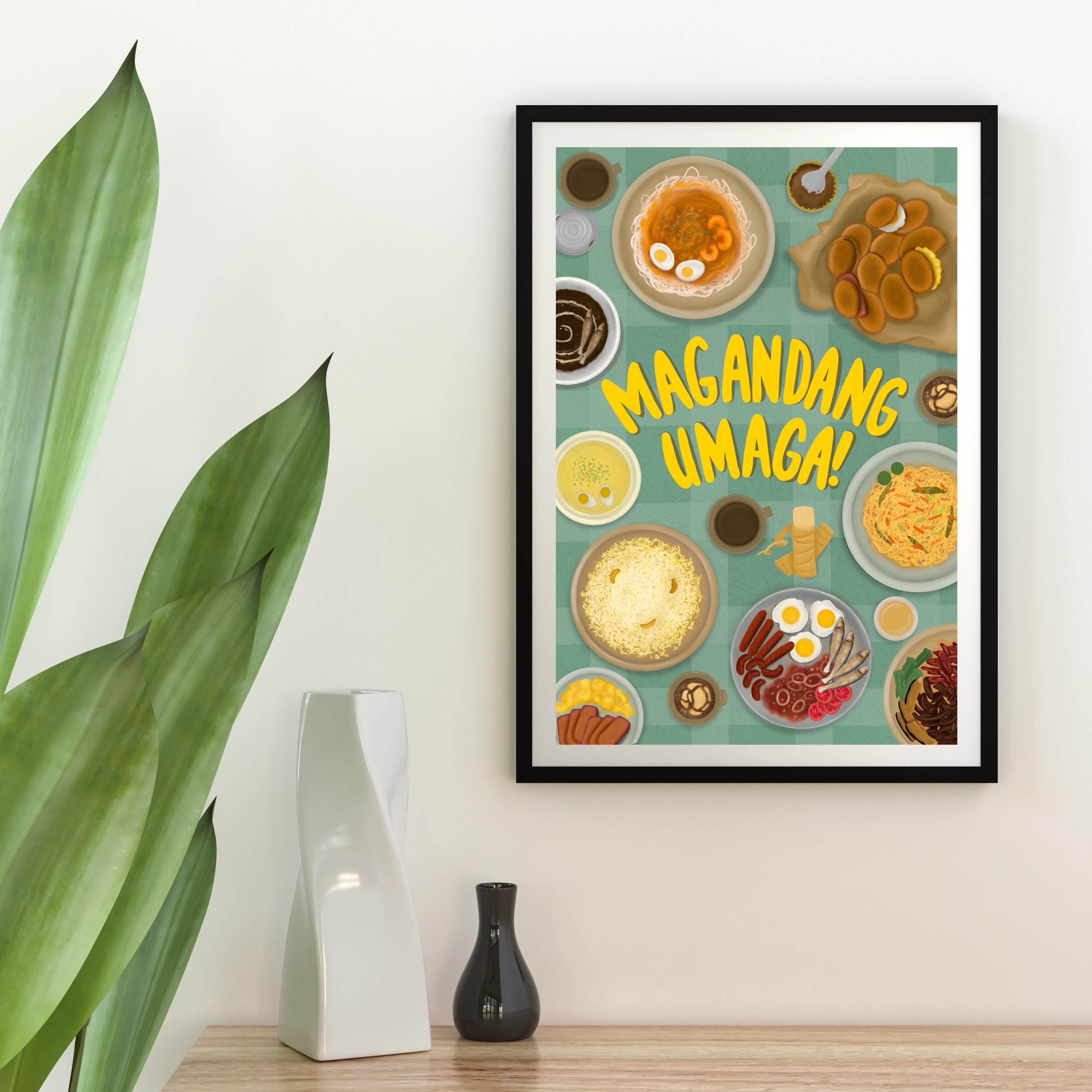 Filipino Breakfast Home Art Decor, Almustal Art Printable, Kitchen ...