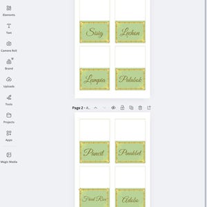 Editable Filipino Food Label , Filipino Party Label, Filipino Buffet ...