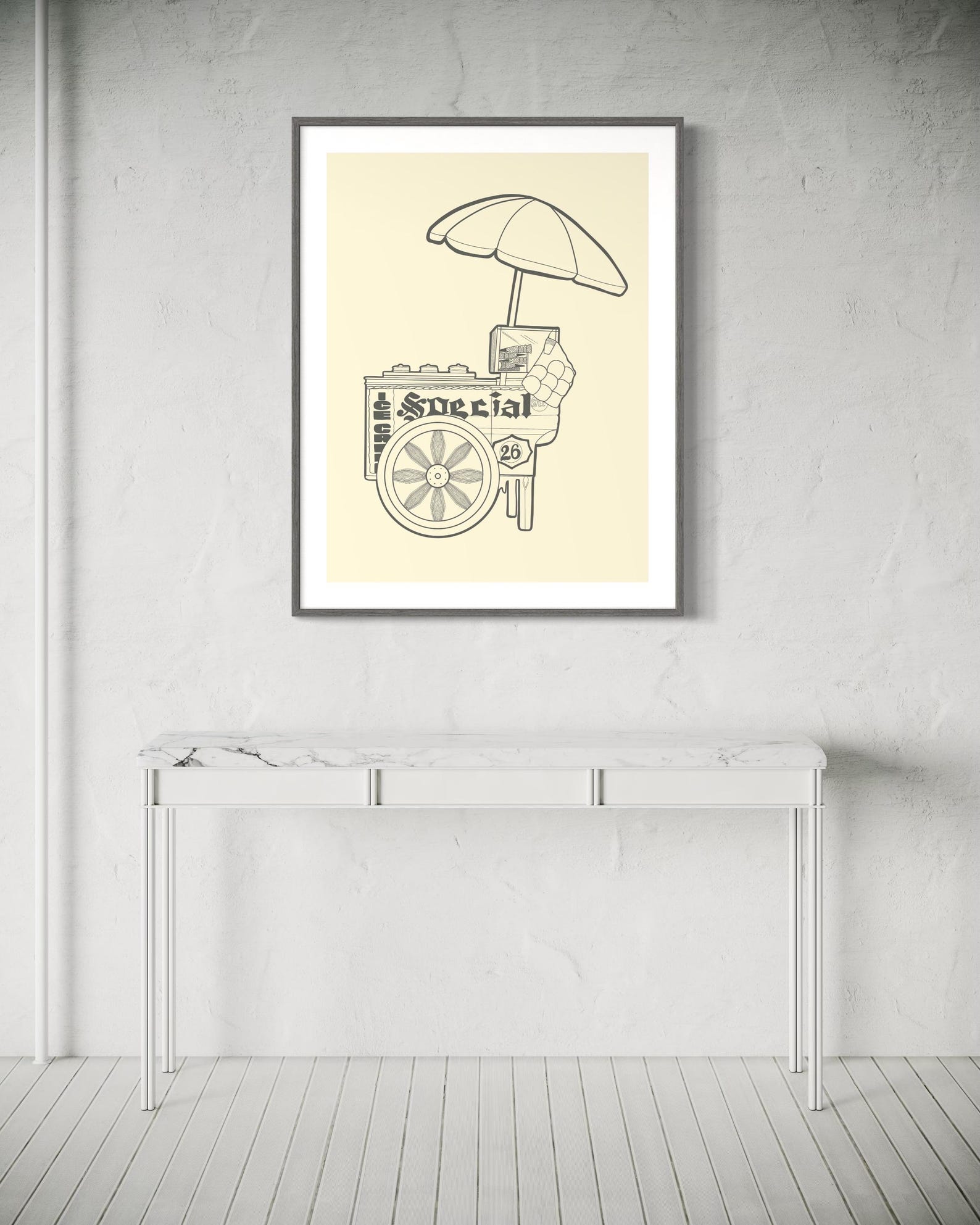 Filipino Ice Cream Cart, Sorbetes Poster, Pinoy Digital Art, Home ...