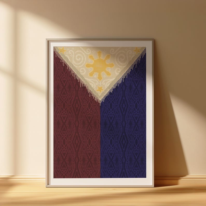 Philippine National Flag, Living Room Wall Decor, Printable Poster ...