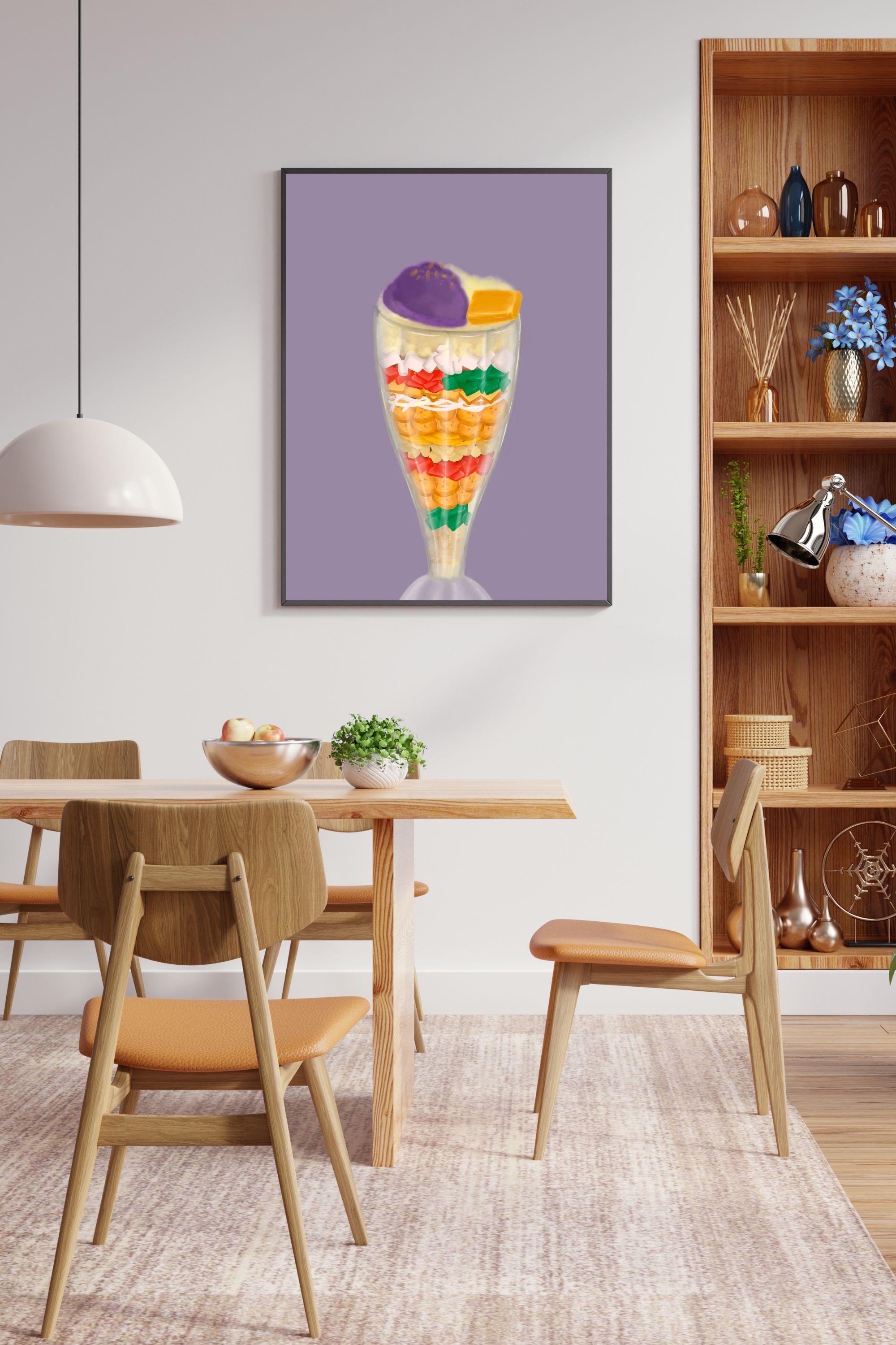 Halo Halo | Filipino Food | Filipino Art | Filipino Wall Art ...