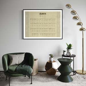 Filipino Baybayin Art, Philippines Poster, Pinoy Digital Donwload ...