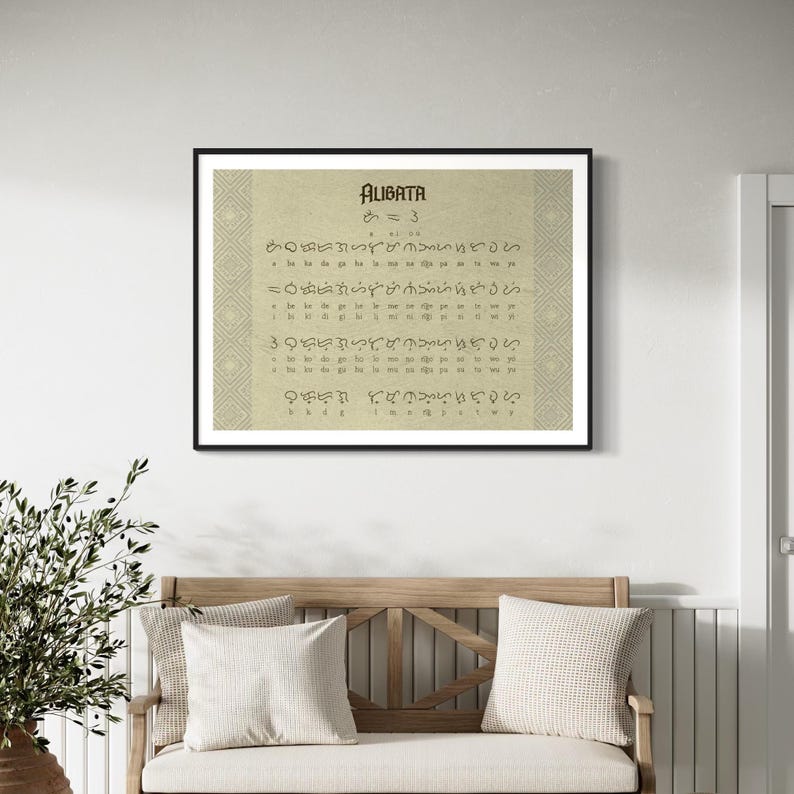 Filipino Baybayin Art, Philippines Poster, Pinoy Digital Donwload ...