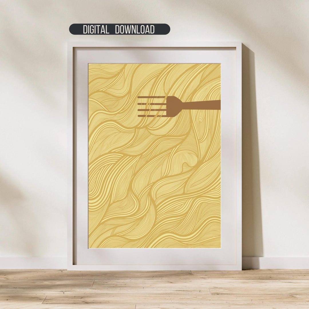 Pancit, Pansit Modern Art, Filipino Food Printable, Pinoy Digital ...
