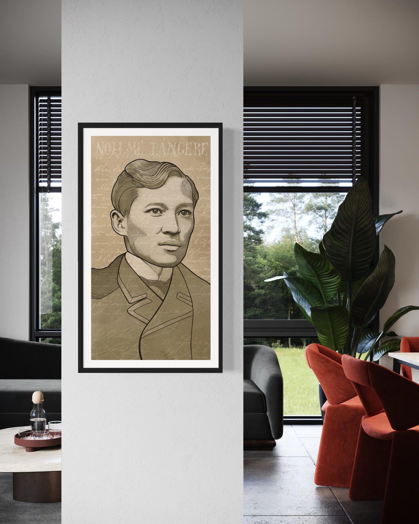 Jose Rizal Philippine National Hero, Filipino Digital Art Illustration ...