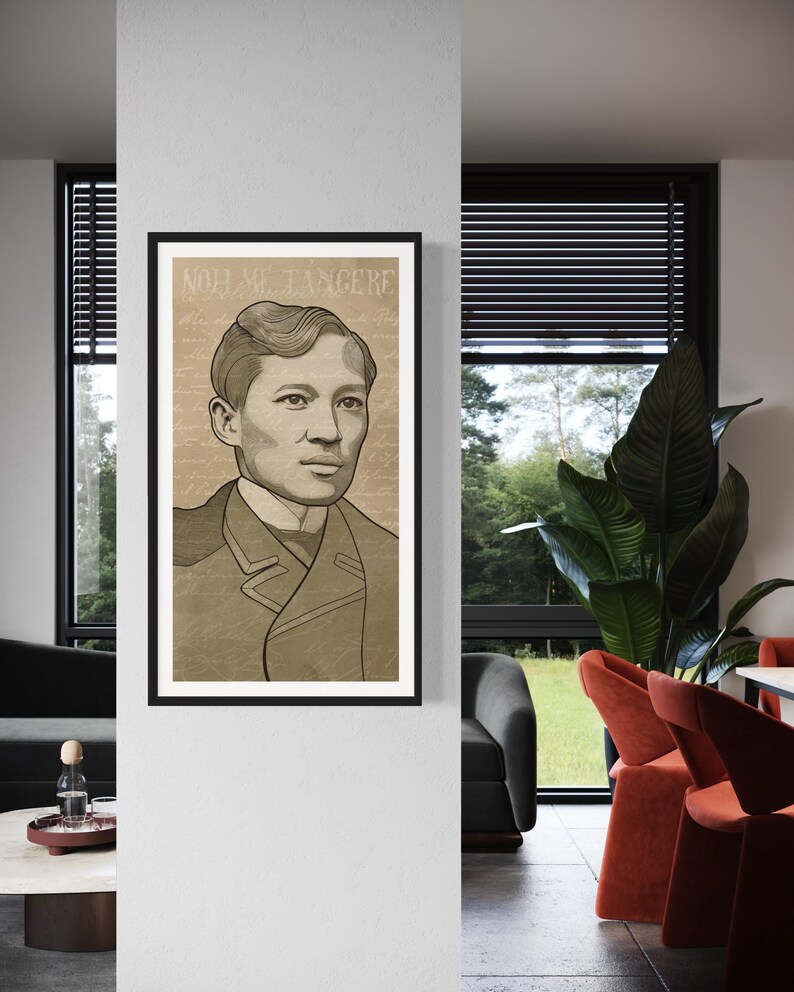 Jose Rizal Philippine National Hero, Filipino Digital Art Illustration ...